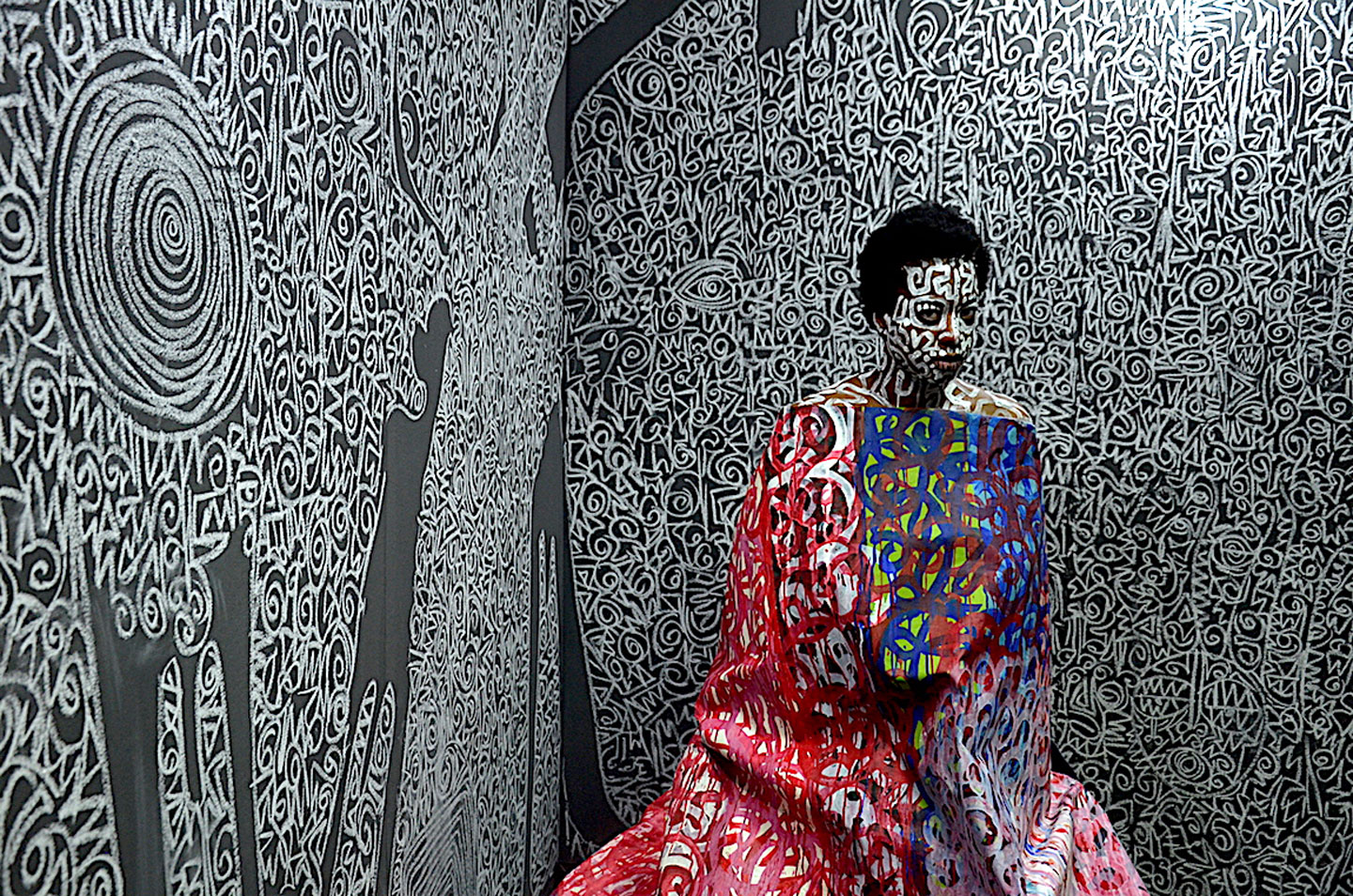 Victor Ehikhamenor Child of the Sky II